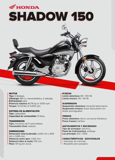 Honda Shadow 150 - CRMOTOS