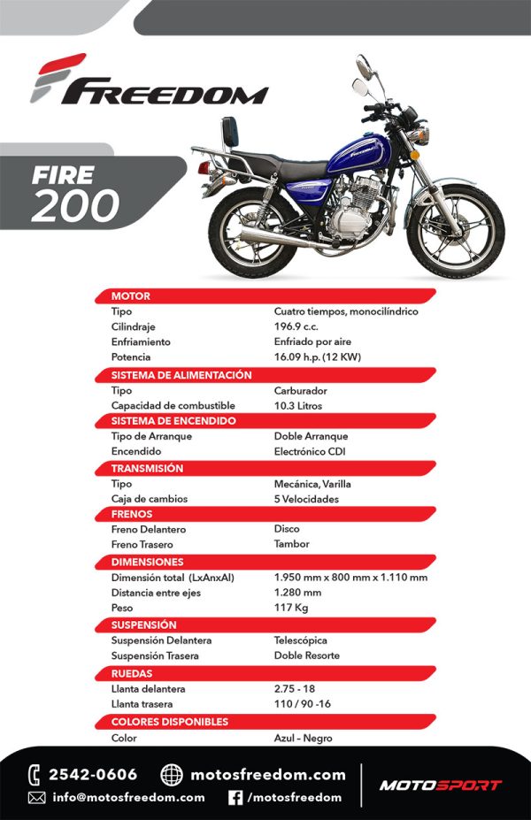 Freedom Fire 200 - CRMOTOS