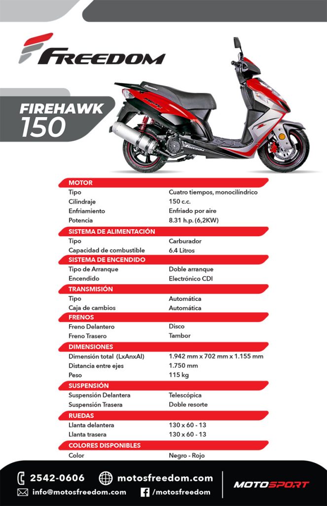 Freedom Firehawk 150 - CRMOTOS