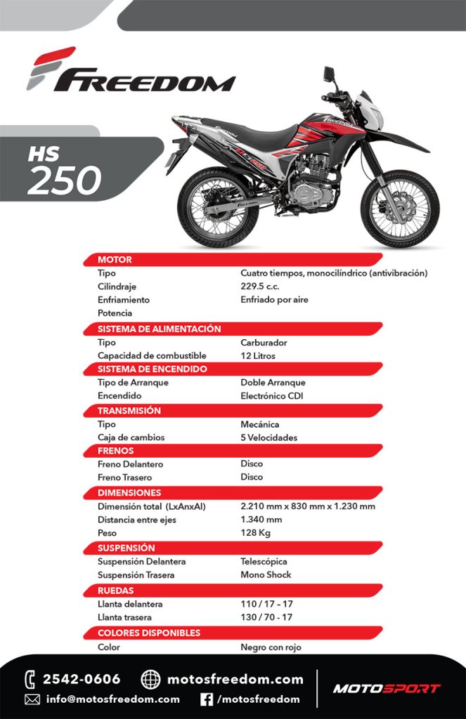 Freedom HS 250 - CRMOTOS