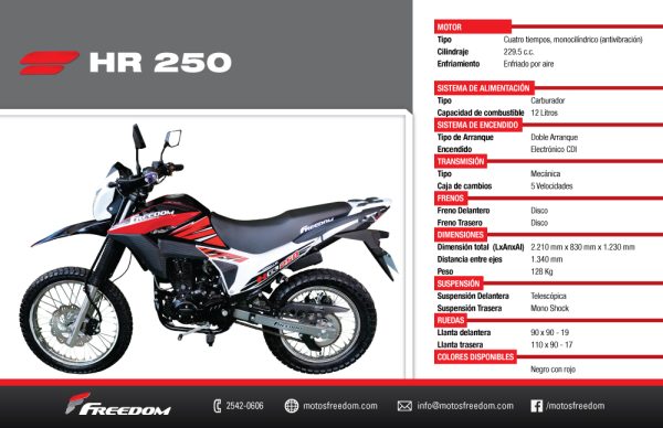 Freedom HR 250 - CRMOTOS