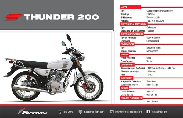 Freedom Thunder 200 - CRMOTOS
