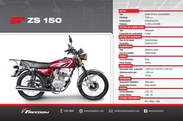 Freedom ZS 150 - CRMOTOS