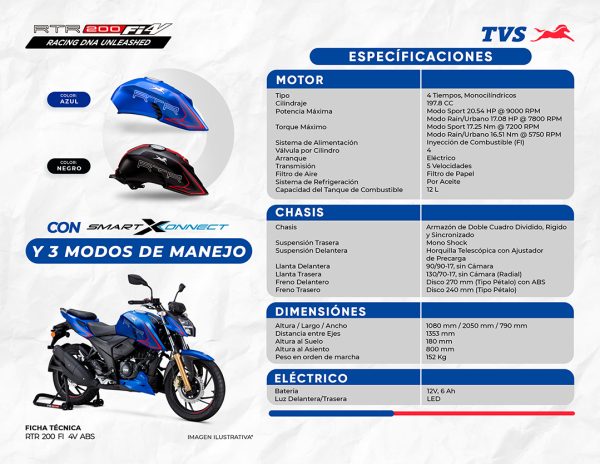 TVS RTR 200 4V FI - CRMOTOS