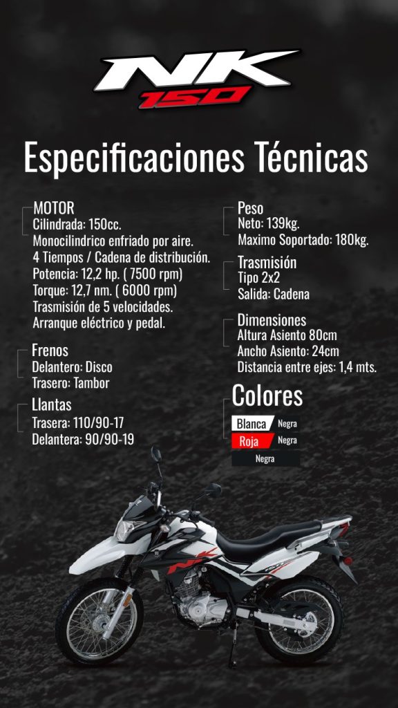 Haojue NK 150 - CRMOTOS